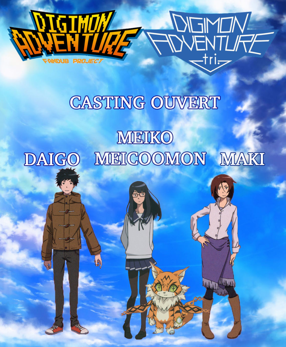 CASTING : Les Nouveaux Personnages de Digimon Adventure Tri ! – Digimon ...